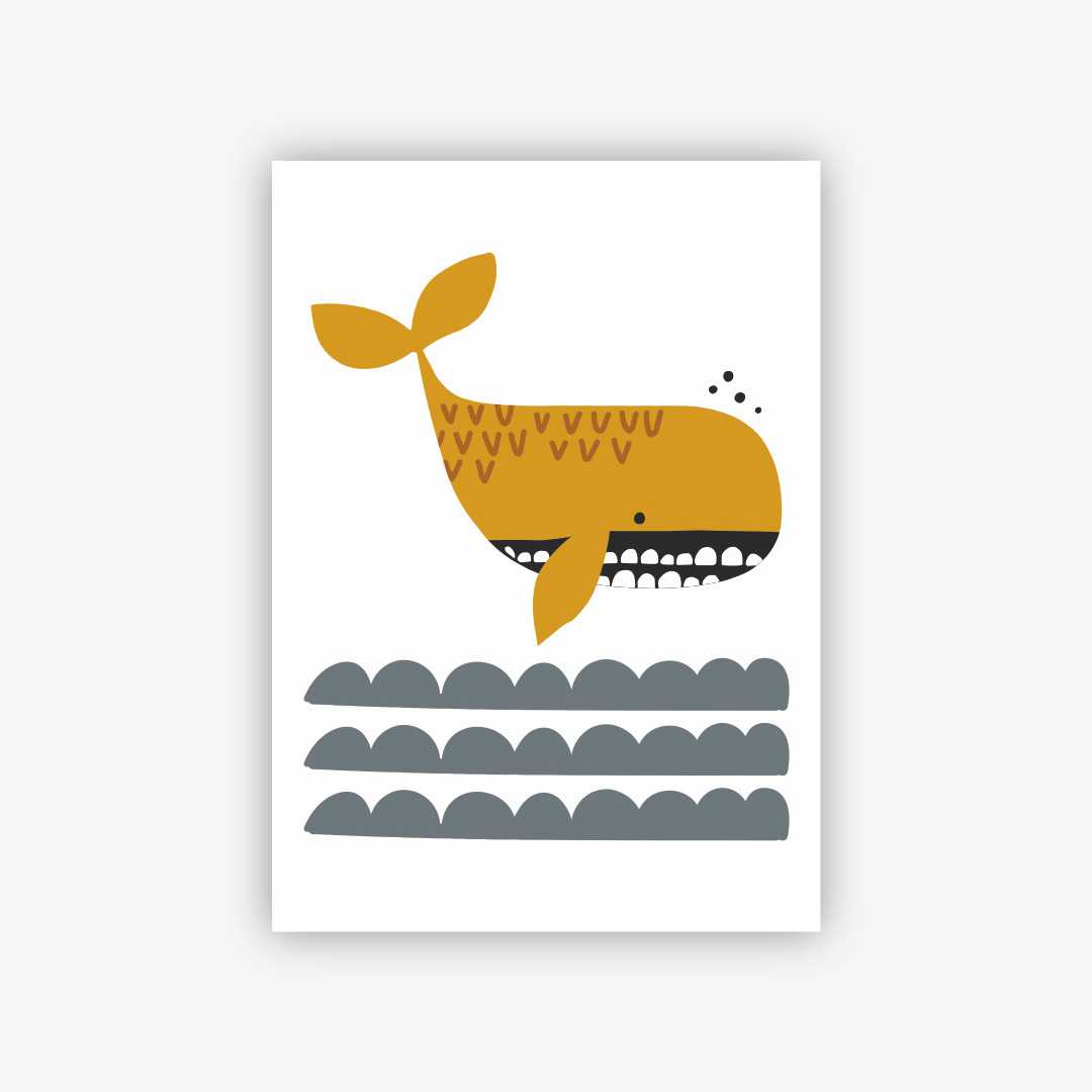 Poster - Nautical Whale Of A Time | Rareflair