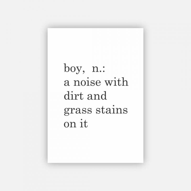 Poster - Definition Boy | Rareflair
